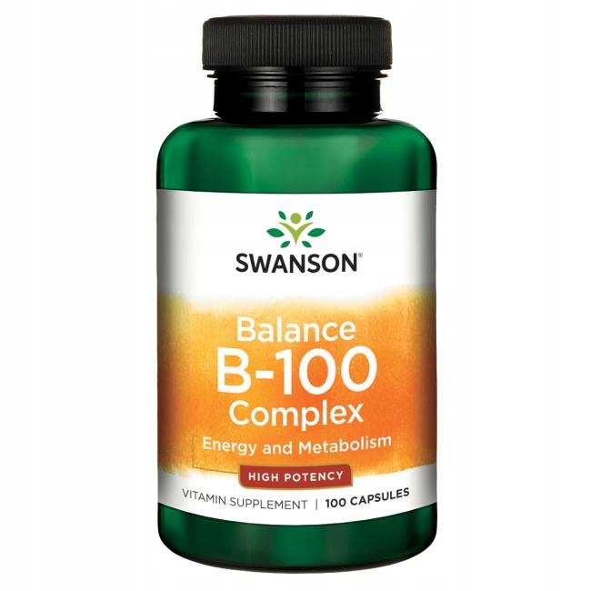 SWANSON BALANCE B-100 COMPLEX KOMPLEKS WITAMINA B 100CAPS (087614010557 ...