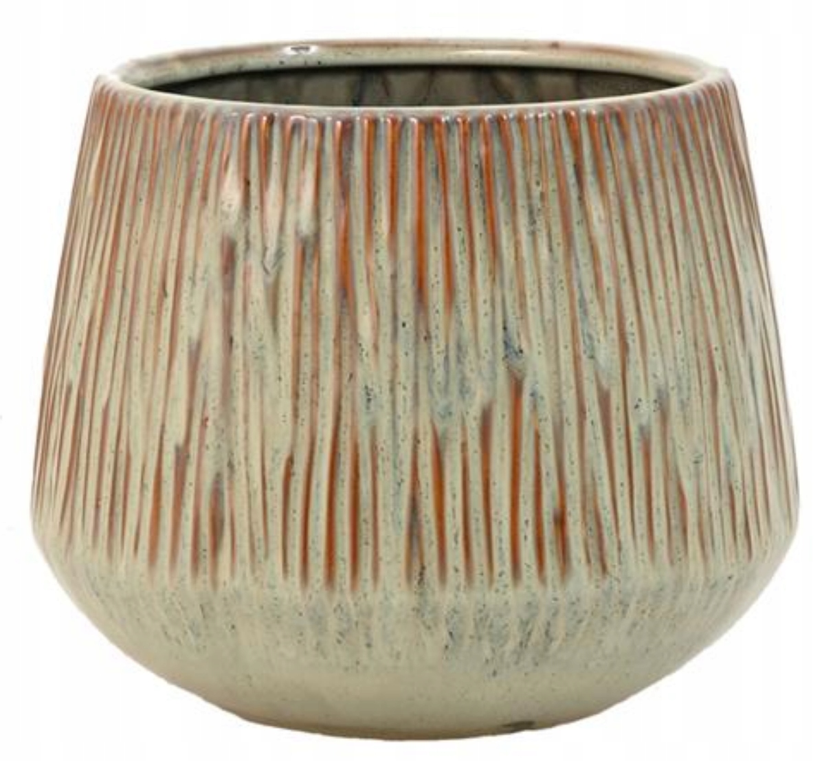 DONICZKA ZIELONA CERAMICZNA OSŁONKA OZDOBNA POLA (7340197411450) • Cena ...