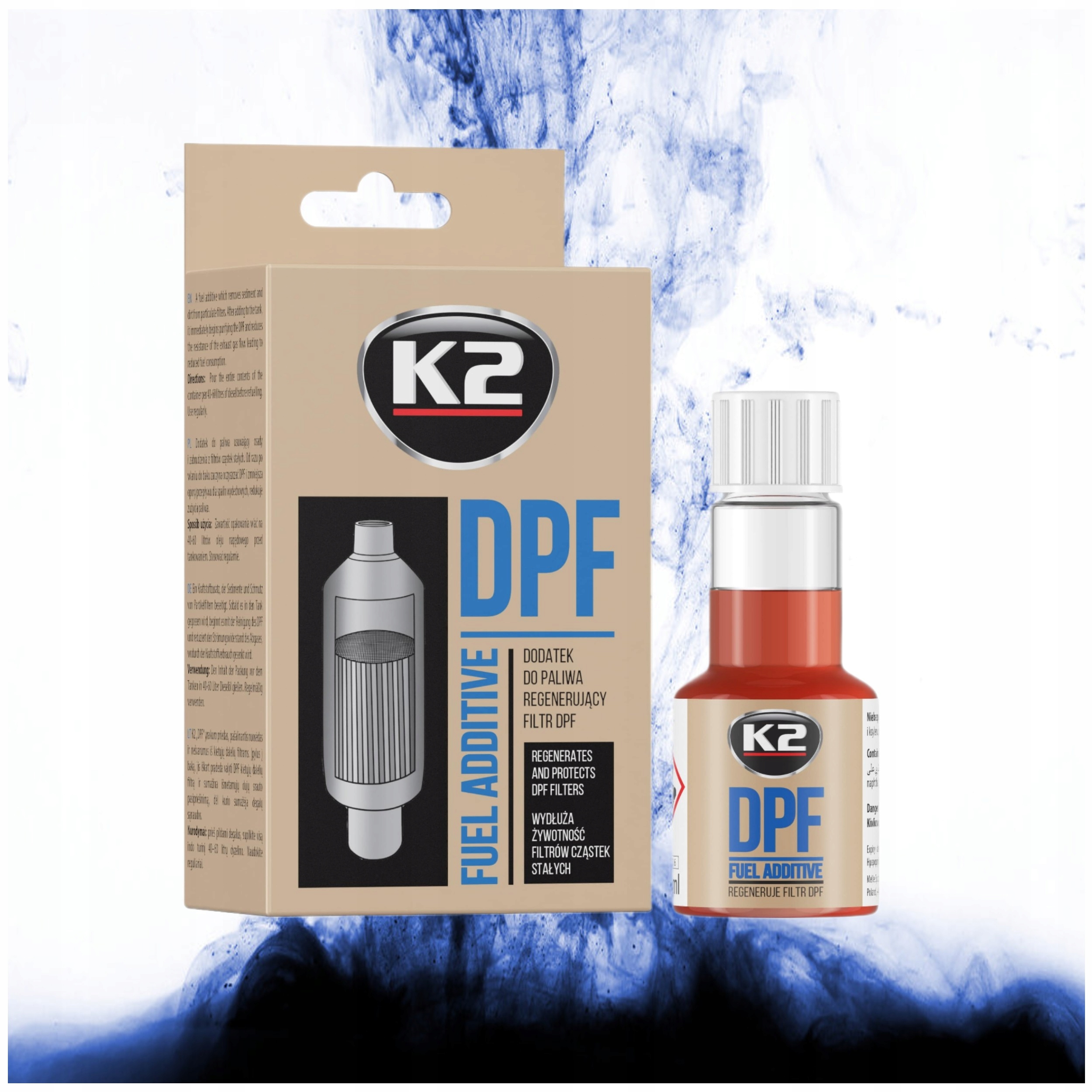 K2 Dodatek do paliwa DPF 50ml - T316 5906641304505 za 12.99PLN z Chodzież - Allegro - (17336576101)