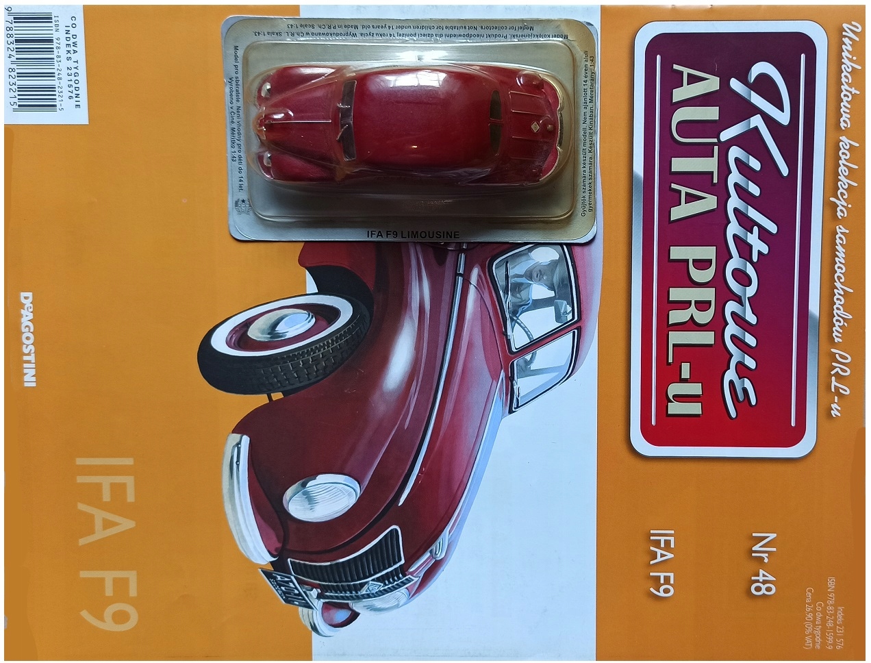 IFA F9 LIMOUSINE Kultowe Auta PRL De Agostini 1:43 • Cena, Opinie ...