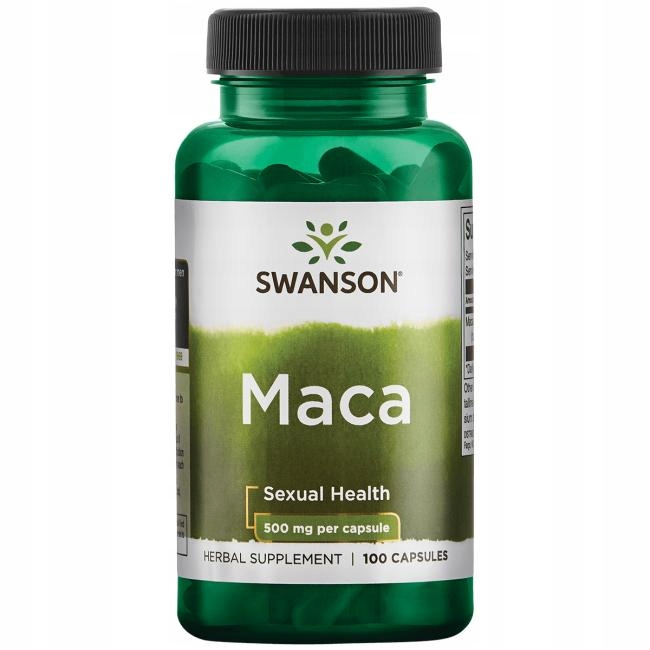 Swanson MACA ekstrakt 500 mg 100 kapsułek (087614019611) • Cena, Opinie ...