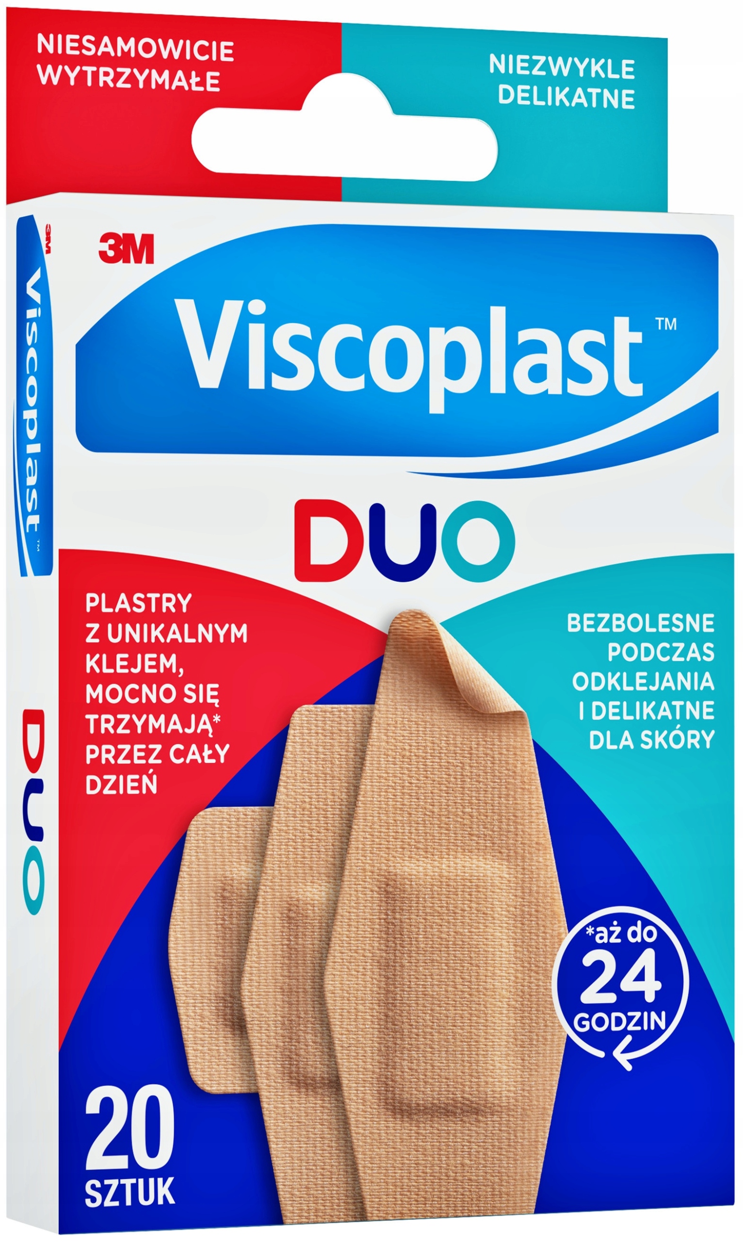 VISCOPLAST DUO WODOODPORNE PLASTRY ELASTYCZNE 20 s (4054596918382 ...