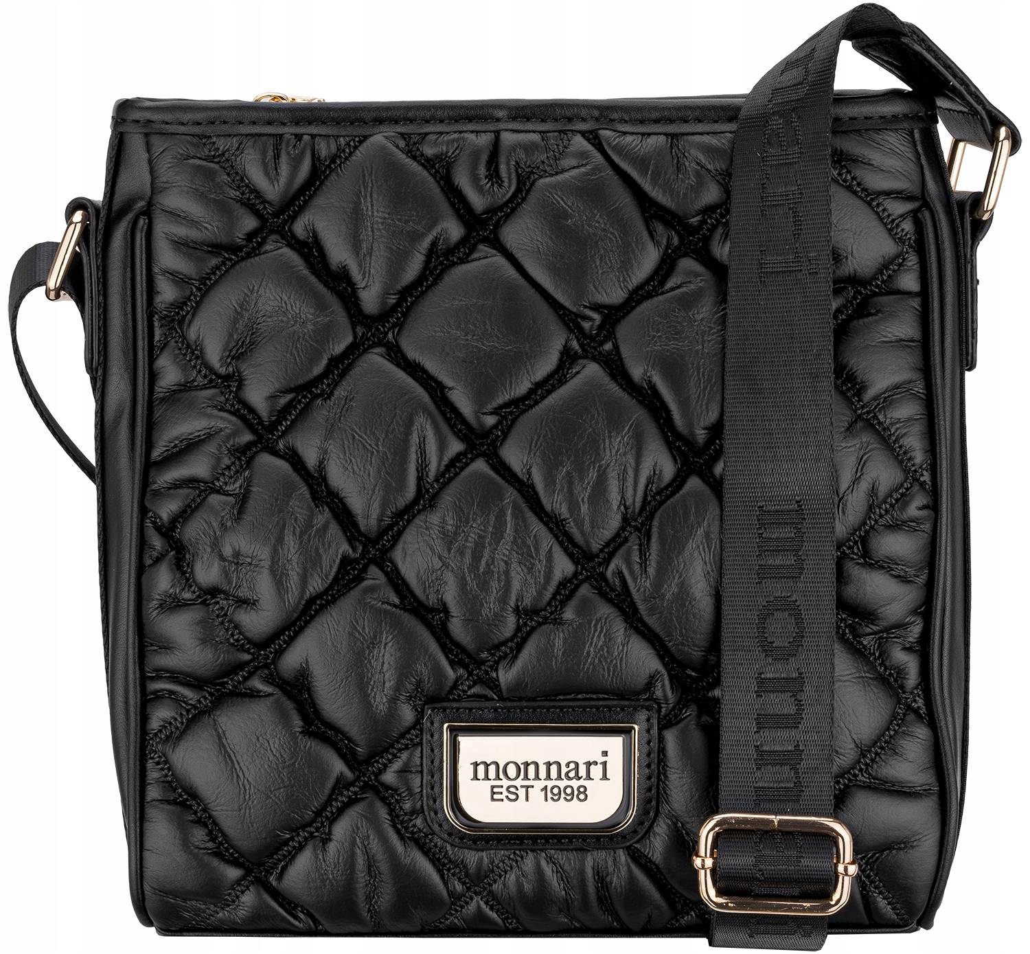 TOREBKA LISTONOSZKA MONNARI PIKOWANA CZARNA MAT (5904528548448) • Cena, Opinie • Listonoszki ...