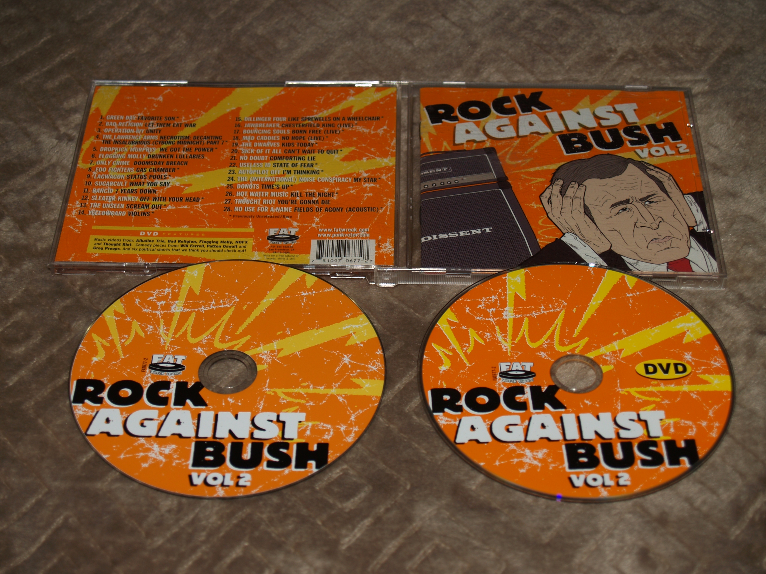 Rock Against Bush Vol 2 2004 CD+DVD 17411989695 - Sklepy, Opinie, Ceny ...