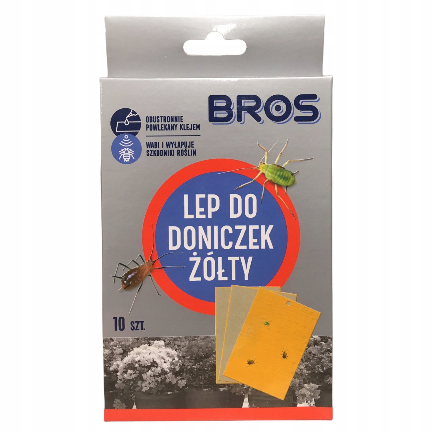 Lep przeciwko owadom Bros Żółty Lep Do Doniczek, Roślin Doniczkowych ... Lep przeciwko owadom Bros Żółty Lep Do Doniczek, Roślin Doniczkowych ...