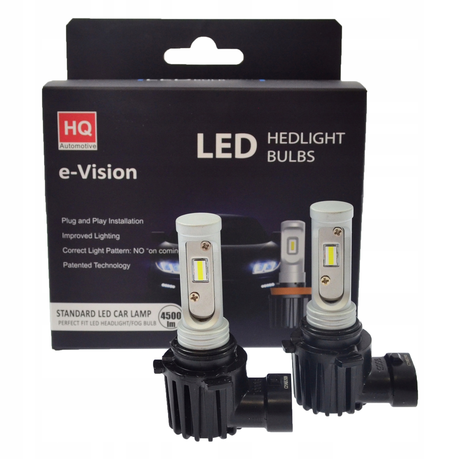 ŻARÓWKI HIR2 LED HQ e-VISION 12/24V BIAŁE 6000K 5060644475409 za 249 ...