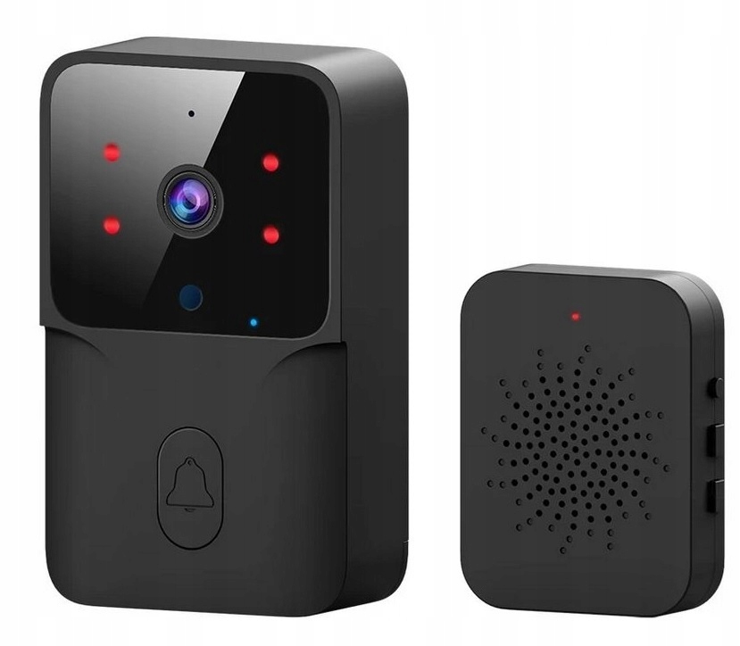 WIDEODOMOFON WIFI DOMOFON FULL HD DZWONEK TUYA Wbudowany akumulator ...