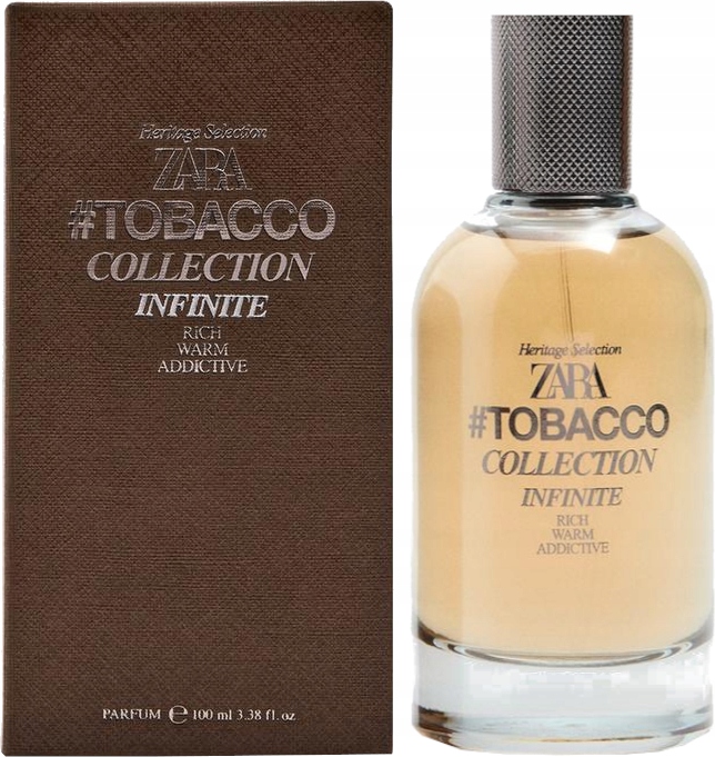 Perfumy Męskie ZARA TOBACCO RICH WARM INFINITE 100ml Parfum Intensywne ...