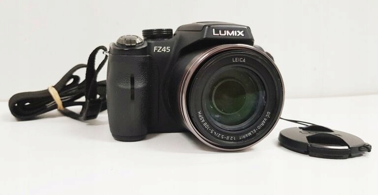 Aparat cyfrowy Panasonic LUMIX FZ45 czarny • Opinie - Allegro