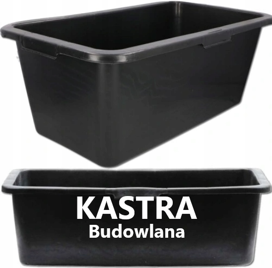 KASTRA BUDOWLANA 80L UCHWYTEM POJEMNIK DUŻA WIADRO DONICA 90 OGRód ...