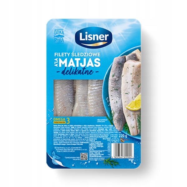 Śledź filety a'la Matjas w oleju delikatne Lisner 14366335404 - Allegro.pl