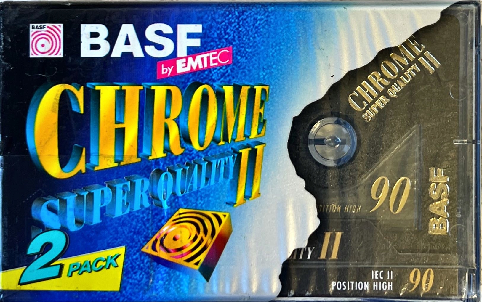 Kaseta magnetofonowa BASF CHROME IEC II POSITION HIGH 90 SUPER QUALITY - Sklep, Opinie, Cena w ...