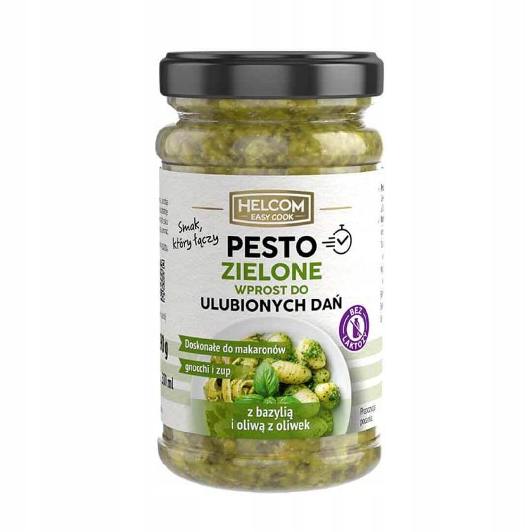 Pesto zelené priamo do obľúbených jedál s bazalkou a olivovým olejom 210 g HEL - Allegro