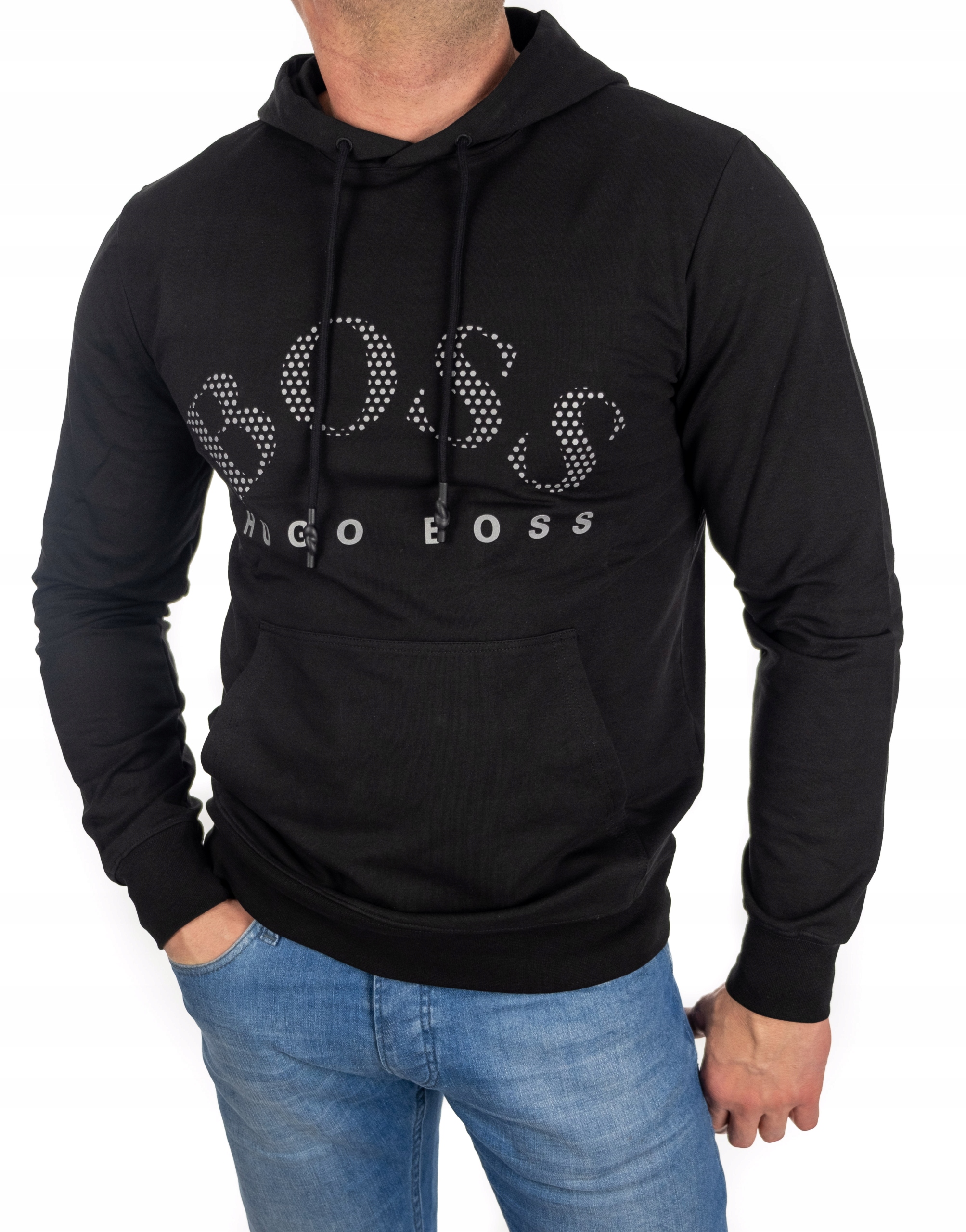 BLUZA HUGO BOSS MODNA MĘSKA PREMIUM EFEKTOWNA Z KAPTUREM M • Cena ...