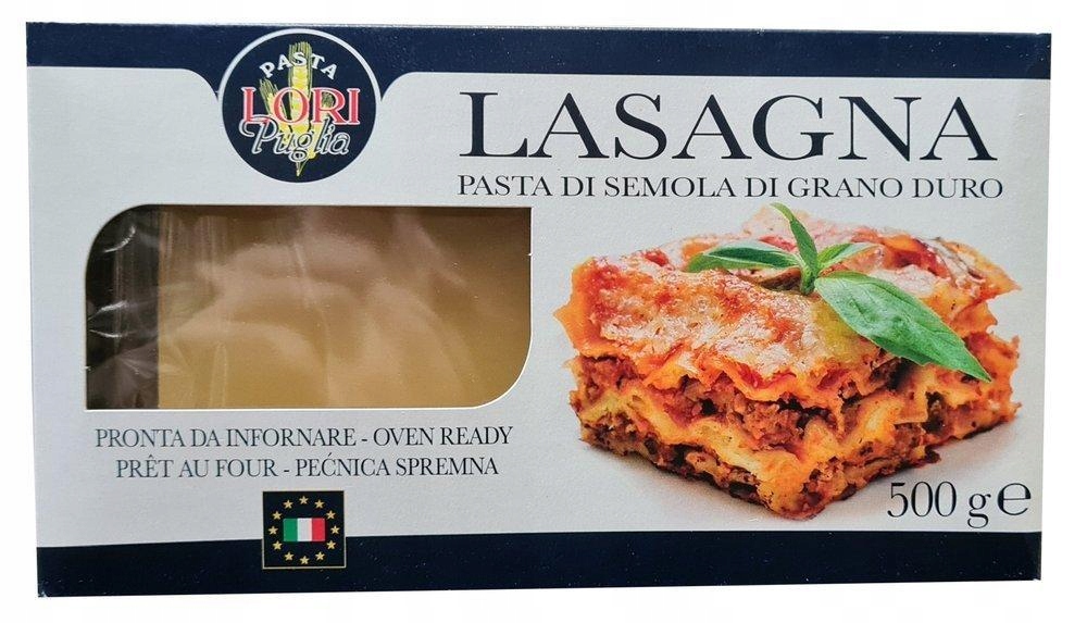 Lasagne tészta - 500g LORI OLASZORSZÁG, (8016060012503) • Ár, Vélemények - Allegro