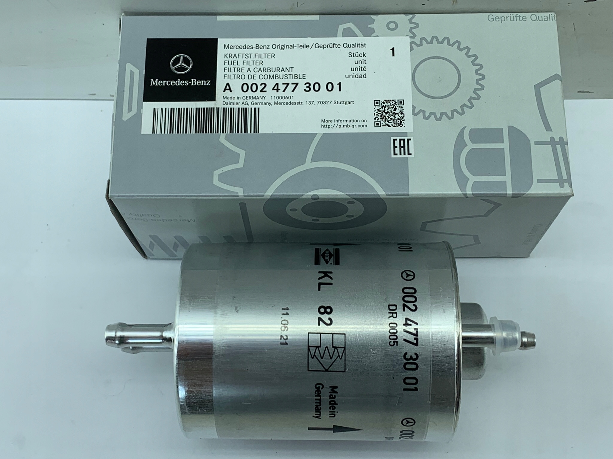 MERCEDES W208 W209 W463 W220 AMG FILTR PALIWA A0024773001 - MERCEDES ...