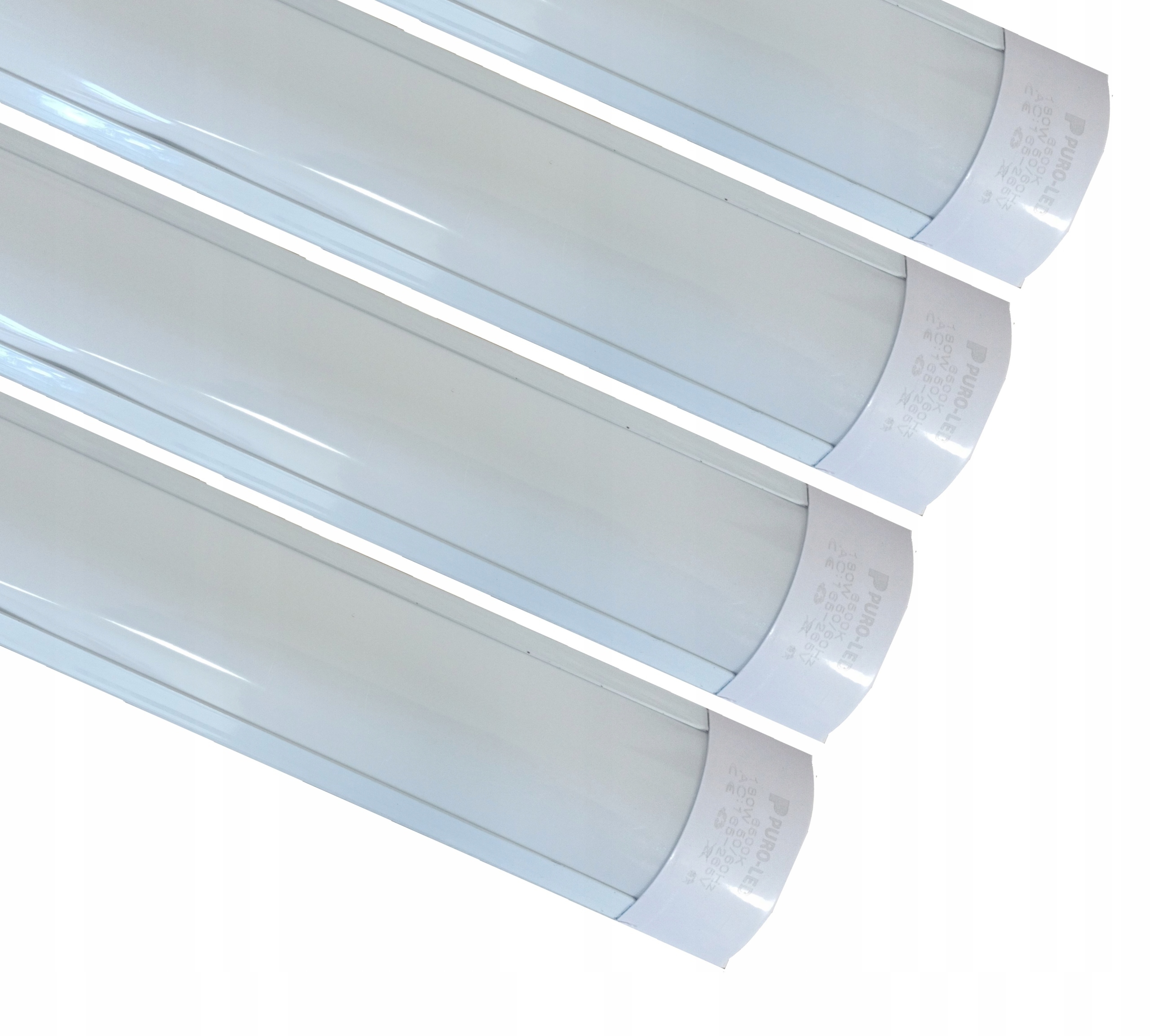 4x LAMPA LED 120cm DO GARAŻU PANEL ŚWIETLÓWKA 160W (Lampa Natynkowa led ...