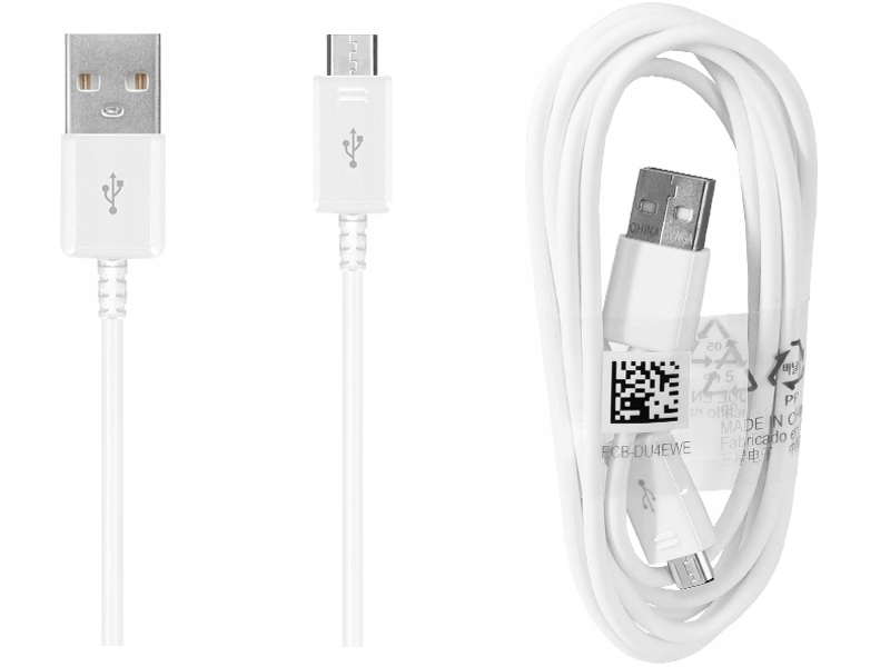 Kabel Samsung USB - microUSB typ B 1,5 m biały - Sklep, Opinie, Cena w ...