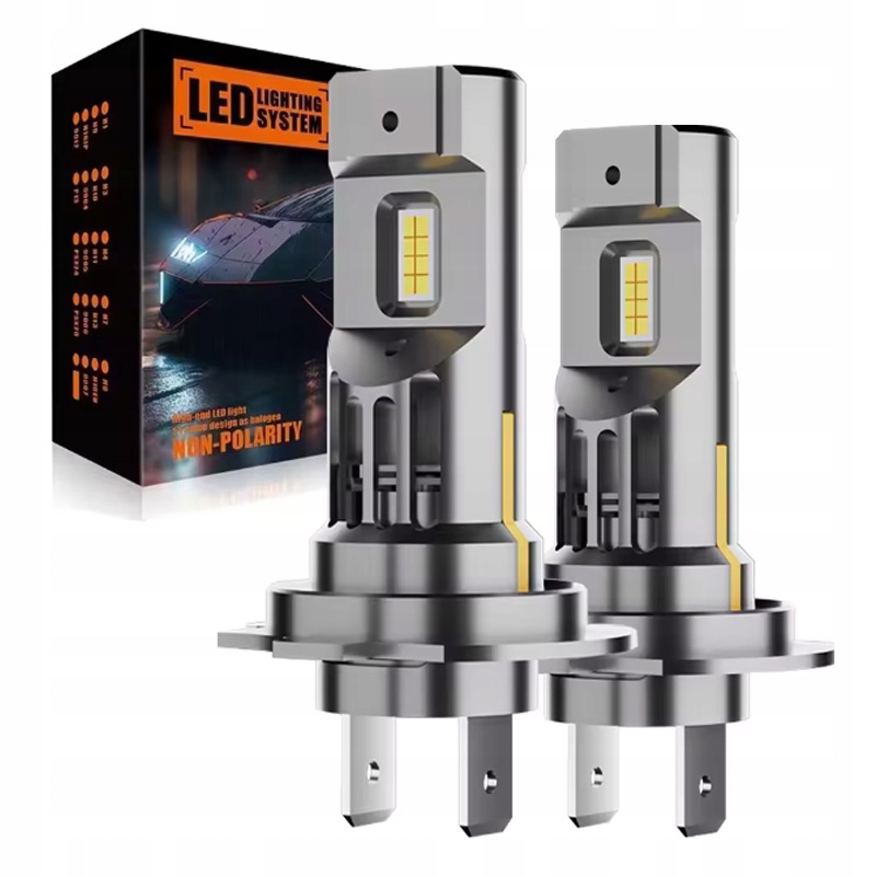 ŻARÓWKI LED H7 LAMPA LEDOWE ŻARÓWKA BARDZO MOCNE 6500K 1:1 CANBUS 2SZT ... ŻARÓWKI LED H7 LAMPA LEDOWE ŻARÓWKA BARDZO MOCNE 6500K 1:1 CANBUS 2SZT ...