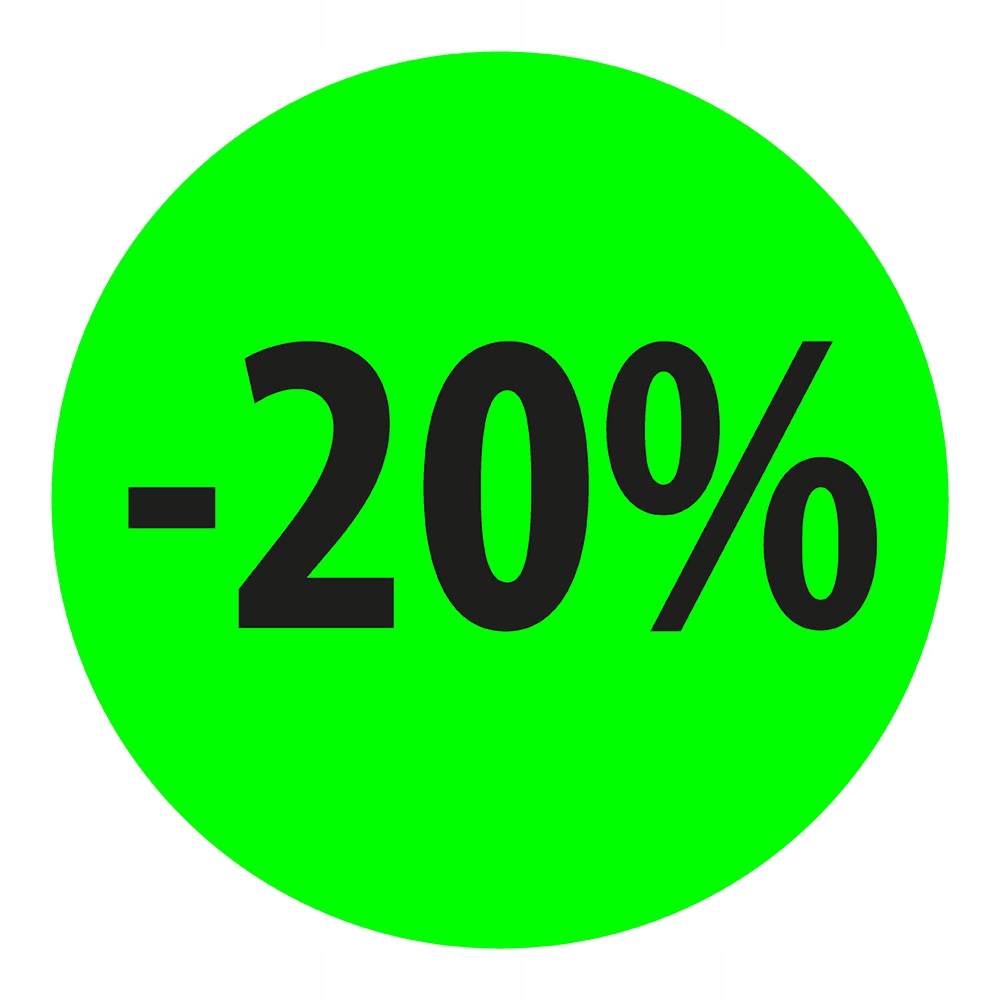Etykiety Naklejki 20mm (880szt) "Rabat -20% (5903424621552) • Cena ...