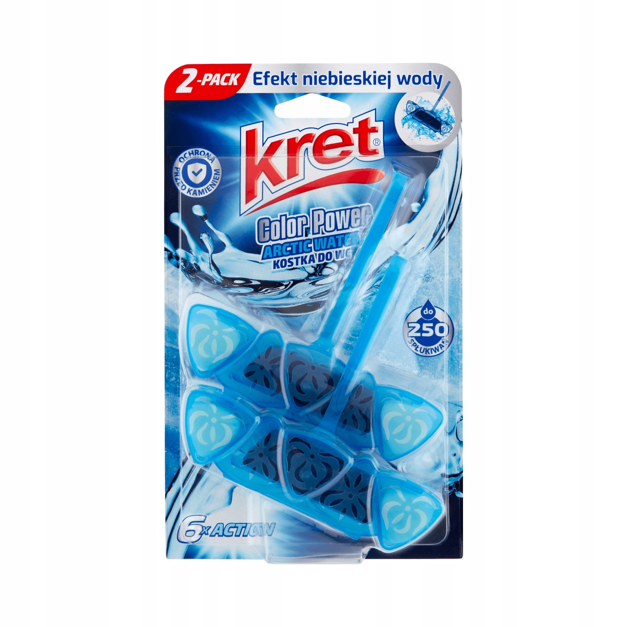 KRET KOSTKA wc 2 pack COLOR ARCTIC WATER (5900931029116) • Cena, Opinie • Środki czyszczące ...