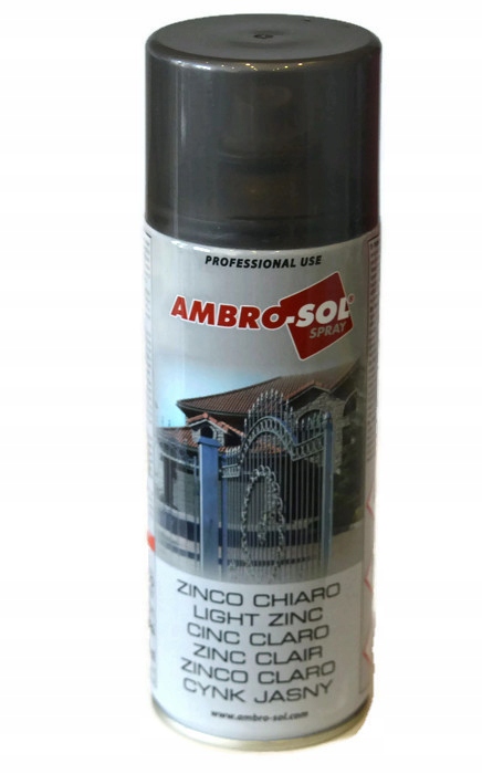 AMBROSOL CYNK JASNY AMBROSOL LAKIER FARBA SPRAY 400ML (8034108890340 ...