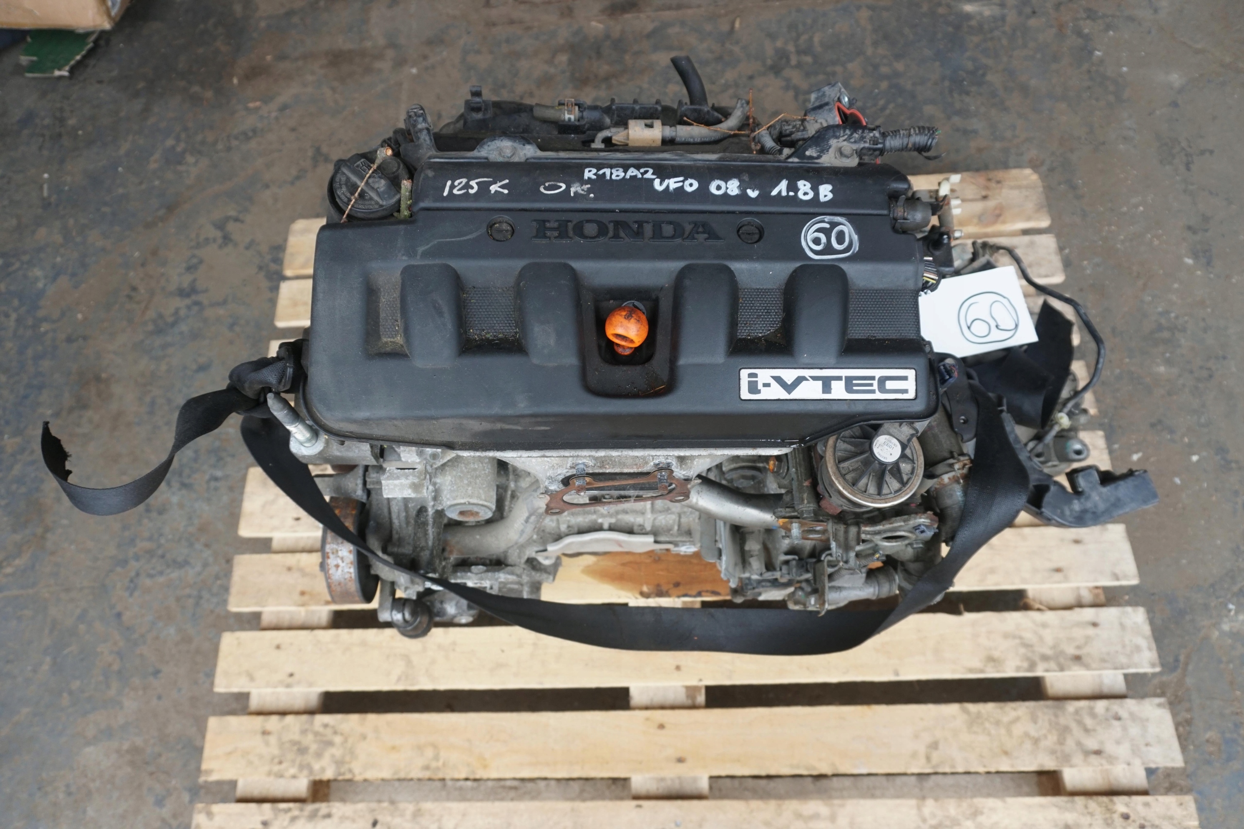 HONDA CIVIC VIII UFO SILNIK 1.8 BENZYNA R18A2 BLOK GLOWICA nr.60 R18A2 ...