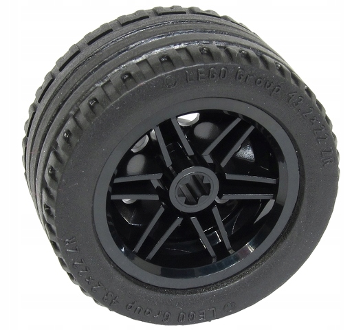 LEGO 56145c01 koło z oponą 44309czarny P96a - porównaj ceny - Allegro.pl