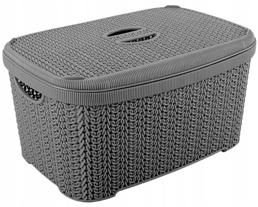 Koš na prádlo plast bílý - Allegro