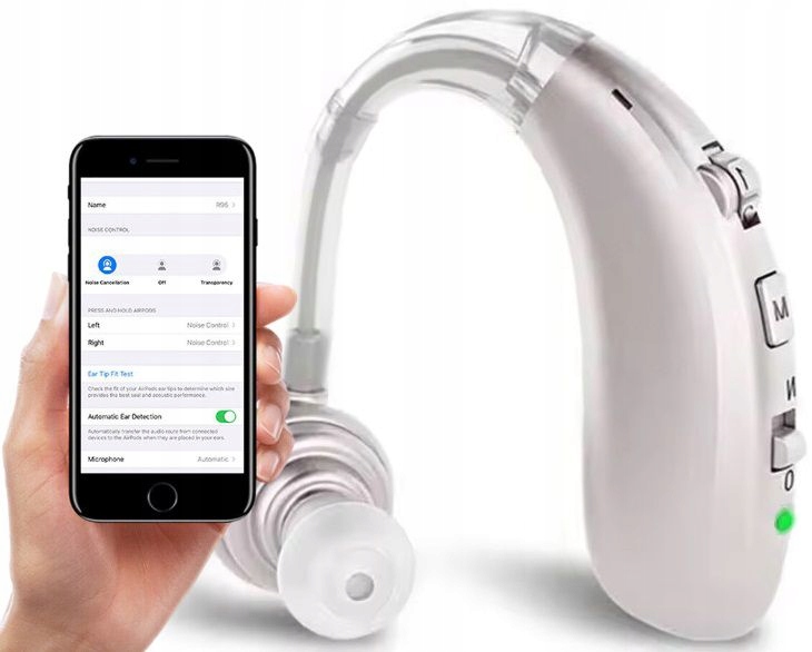 Aparat słuchowy Axon BLUETOOTH z możliwością podłączenia telefonu ...