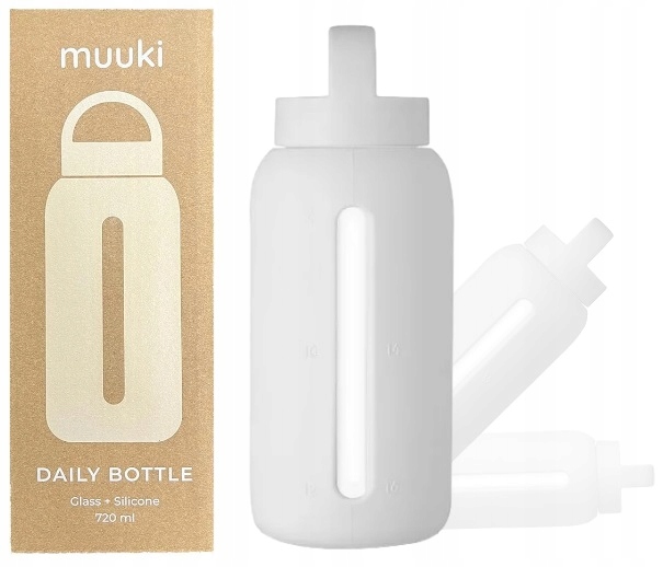 MUUKI motywacyjna butelka na wodę 720 ml Cloud - porównaj ceny - Allegro.pl
