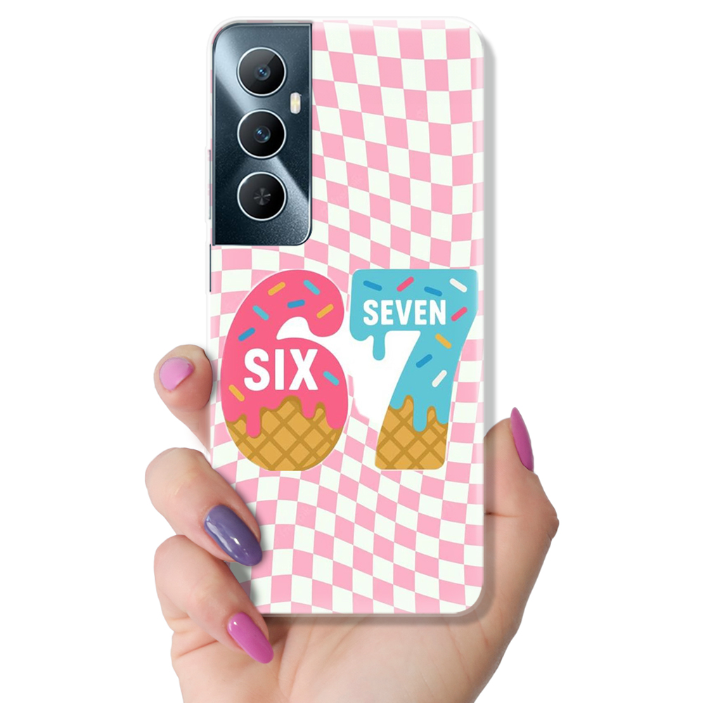 POUZDRO PRO REALME C65 4G CASE KRYT 67 SIX SEVEN TREND TIKTOK BRAIN ROT ...