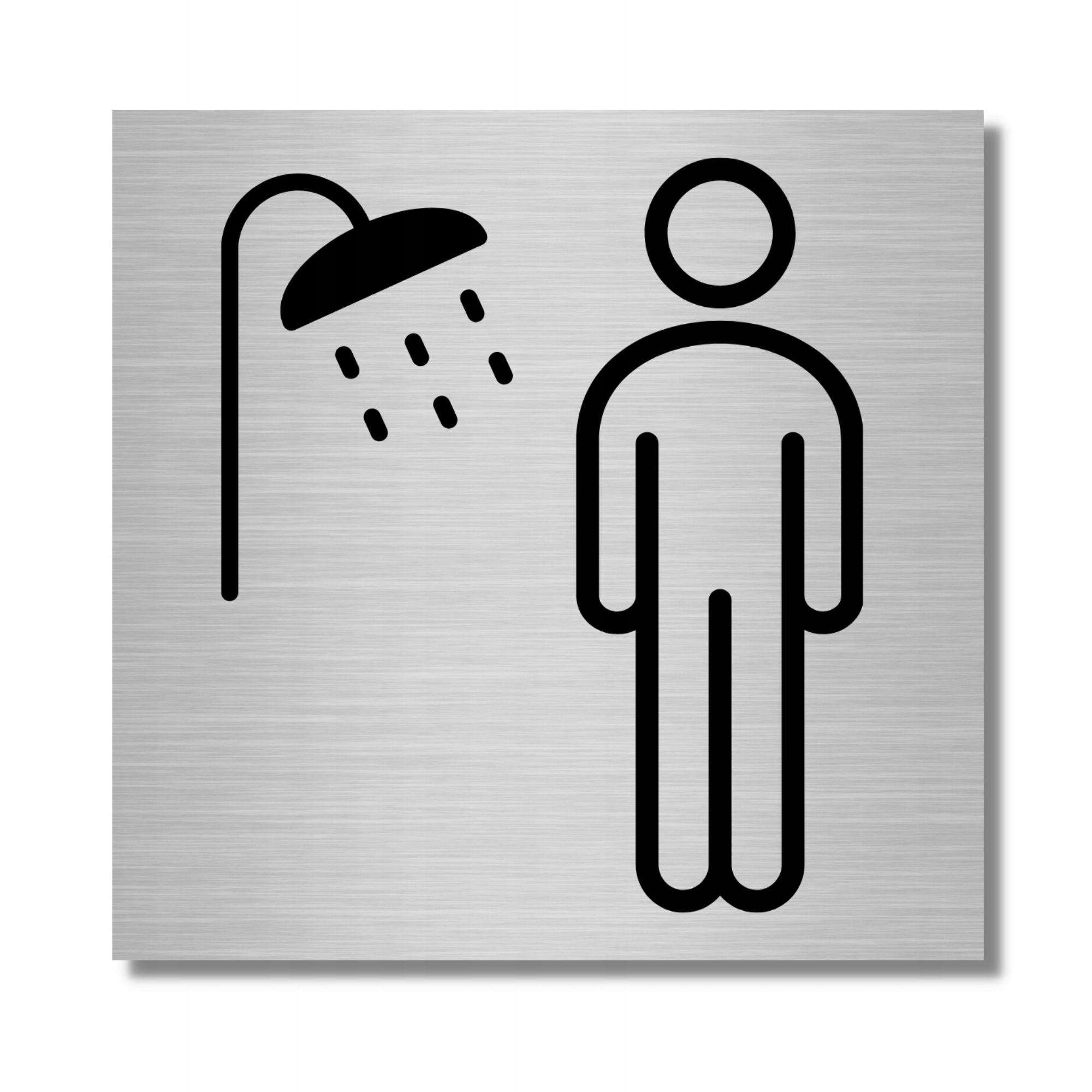 TABLICZKA INFORMACYJNA ALU PIKTOGRAM UV PRYSZNIC (TABLICA INFO ...