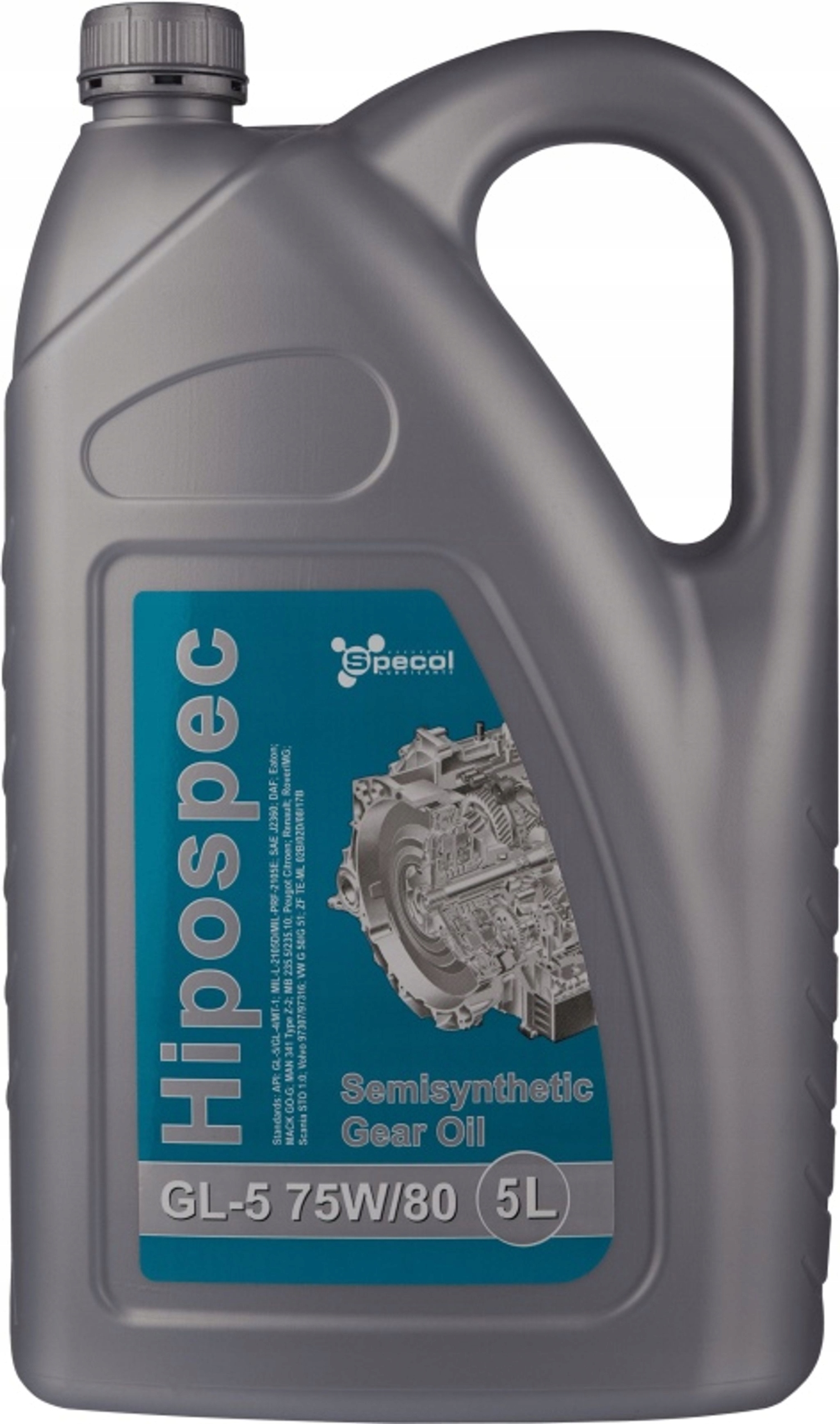 OLEJ SPECOL 75W80 5L GL5 HIPOSPEC PÓŁSYNT. / PRZEKŁADNIOWY SPECOL 75W80 ... OLEJ SPECOL 75W80 5L GL5 HIPOSPEC PÓŁSYNT. / PRZEKŁADNIOWY SPECOL 75W80 ...