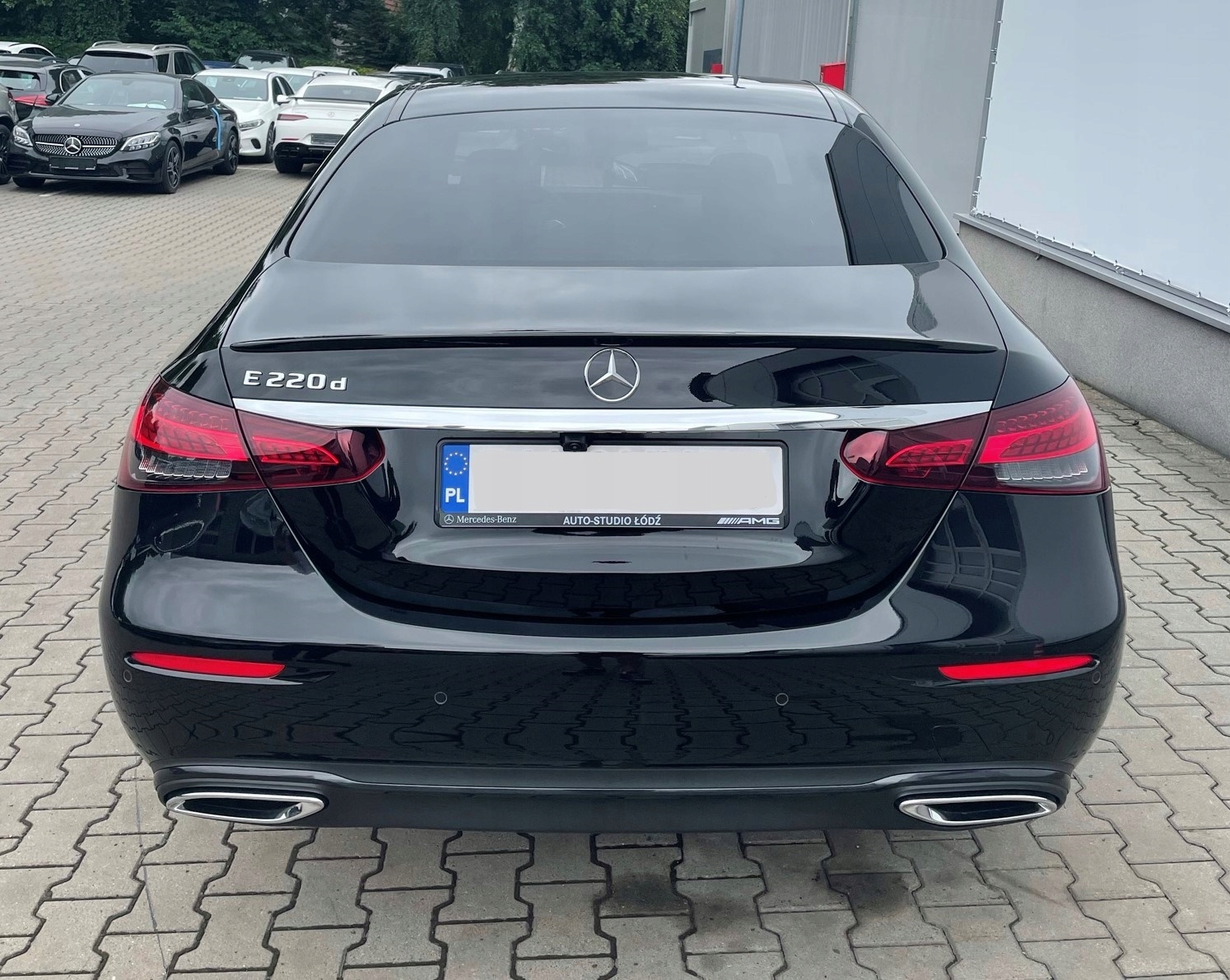 MERCEDES W213 LIFTING SPOILER LOTKA • Cena, Opinie - Allegro