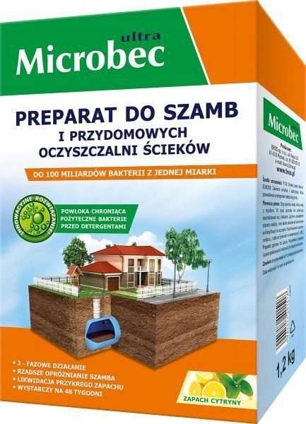 MICROBEC Ultra BAKTERIE DO SZAMBA AKTYWNE 1,2kg (5702916565448) • Cena ...