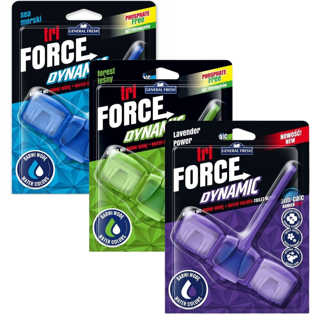 General Fresh TRI-FORCE DYNAMIC las zawieszka do WC 45G (5900785170309 ...