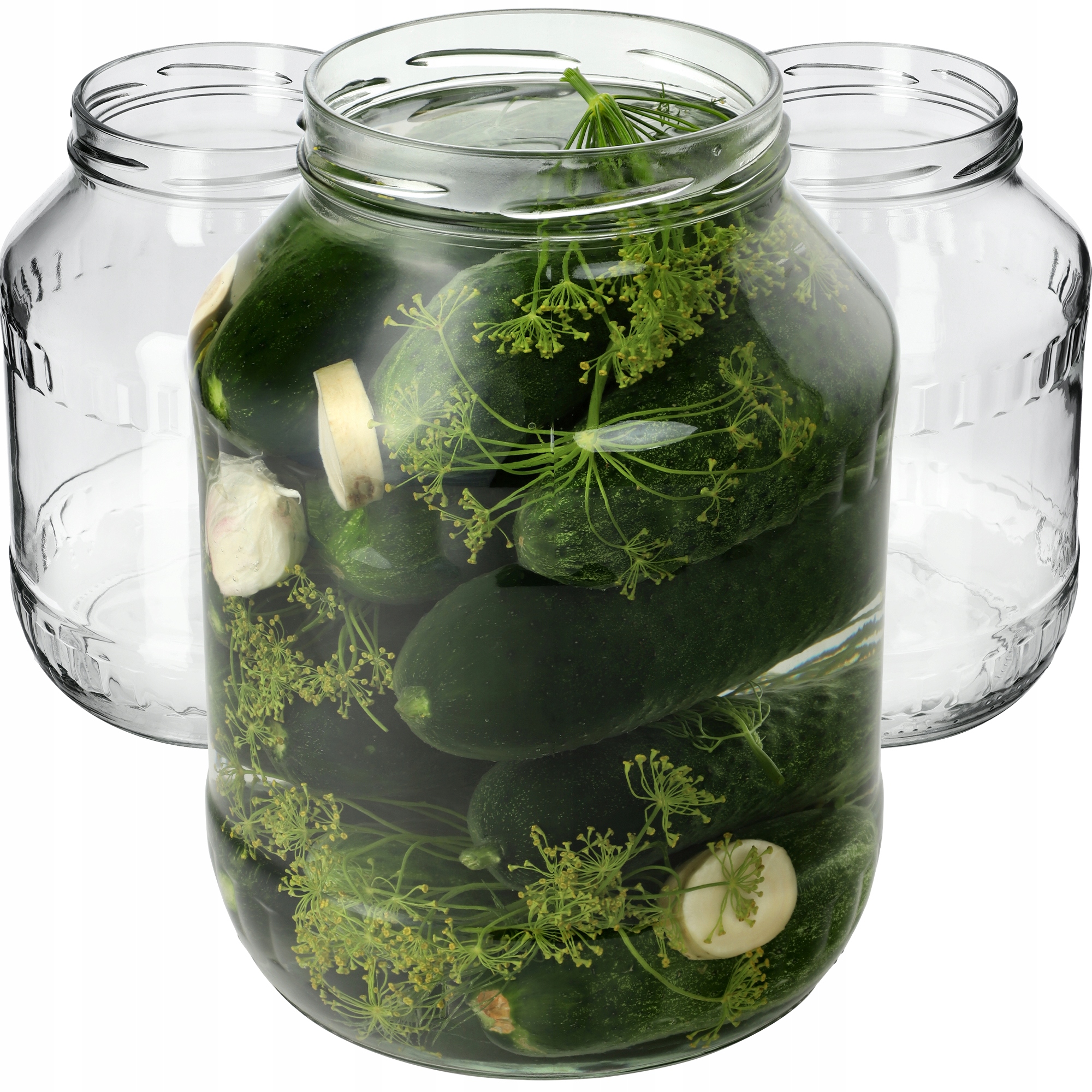 12x SŁOIK SŁÓJ 2,5L NA PRZETWORY OGÓRKI NALEWKI (K4952) • Cena, Opinie ...