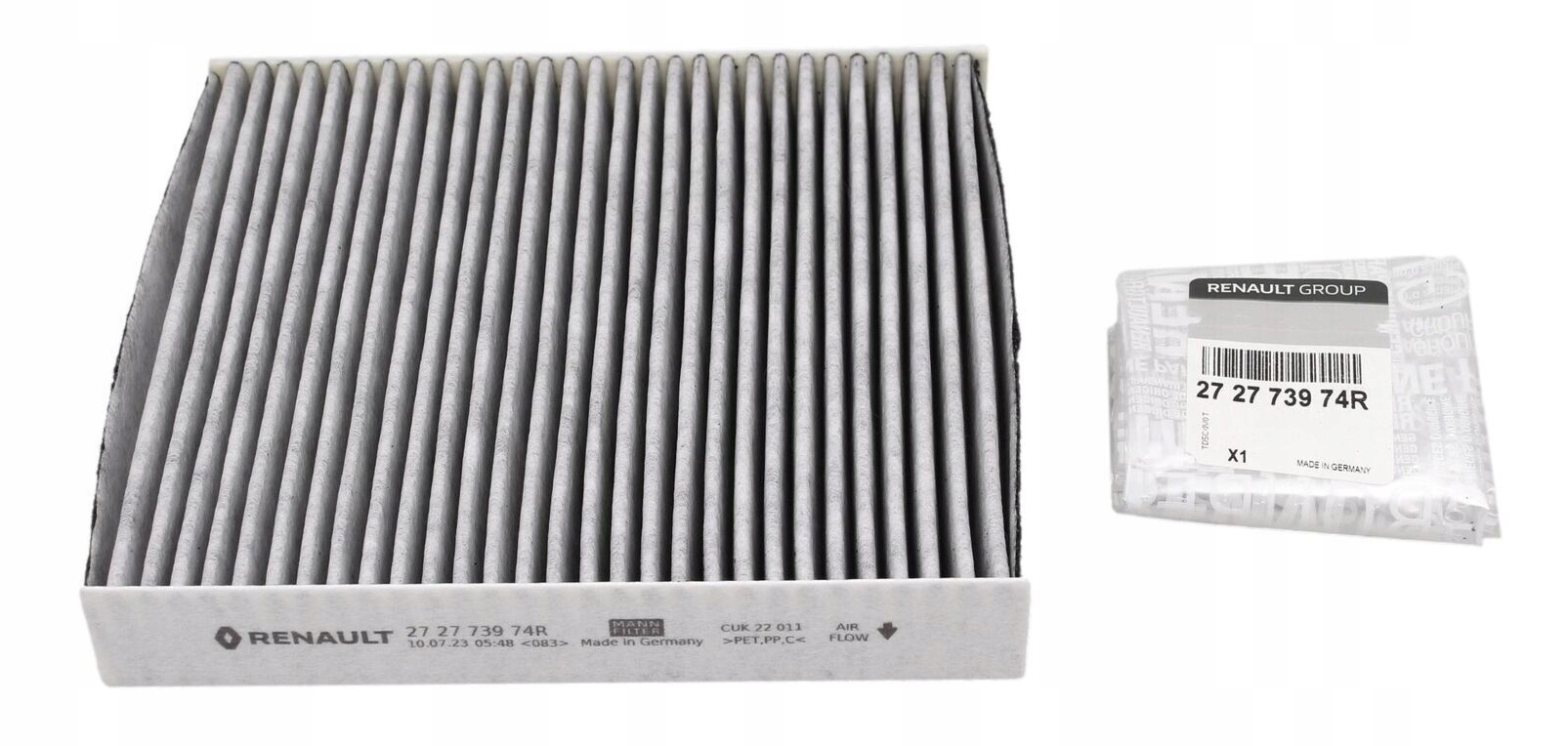 ORYGINALNY filtr kabinowy węglowy RENAULT SCENIC III 272773974R za 69 ...