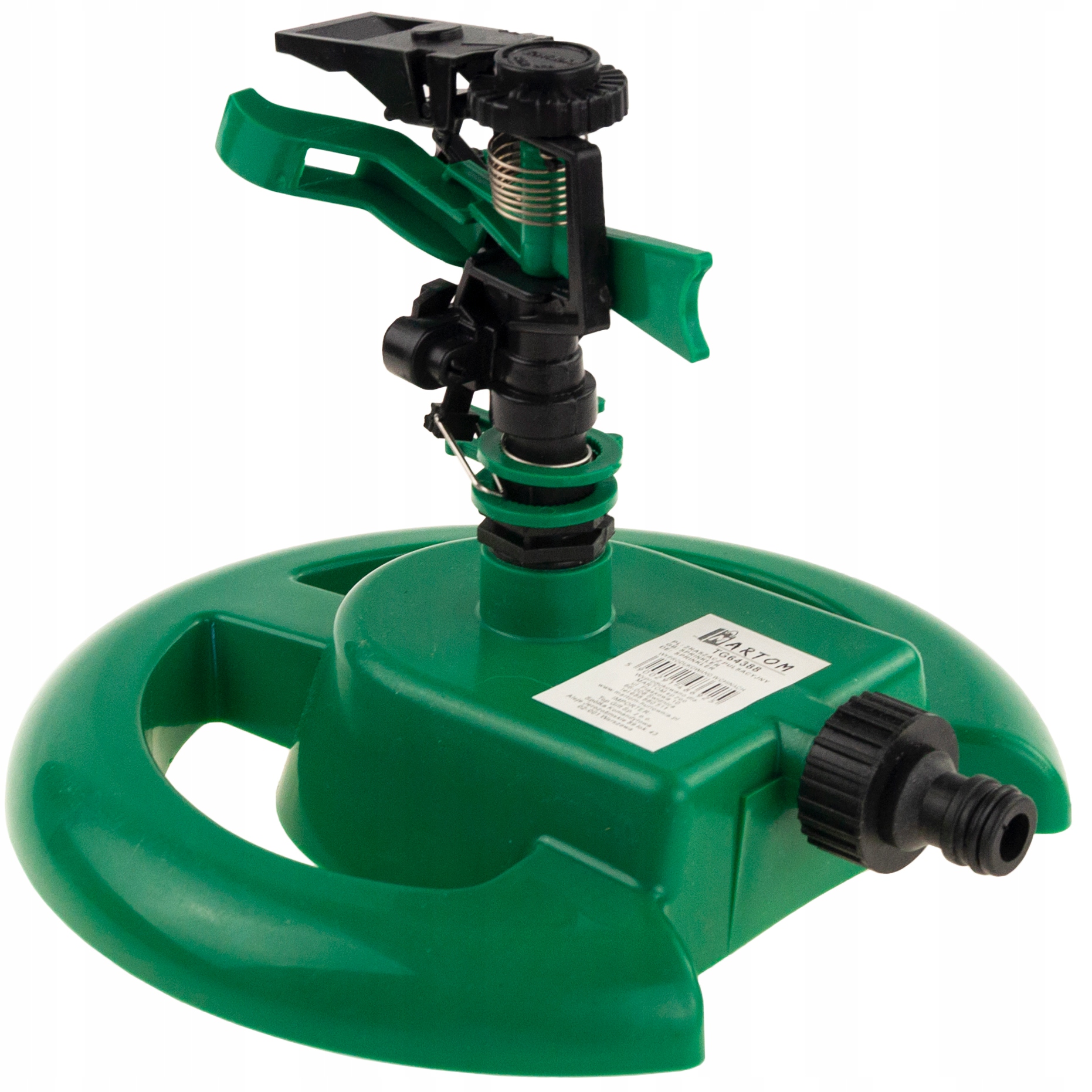 ZRASZACZ OBROTOWY OGRODOWY SPRYSKIWACZ PULSACYJNY IMPULSOWY PODLEWANIE (5906186712681) • Cena ...