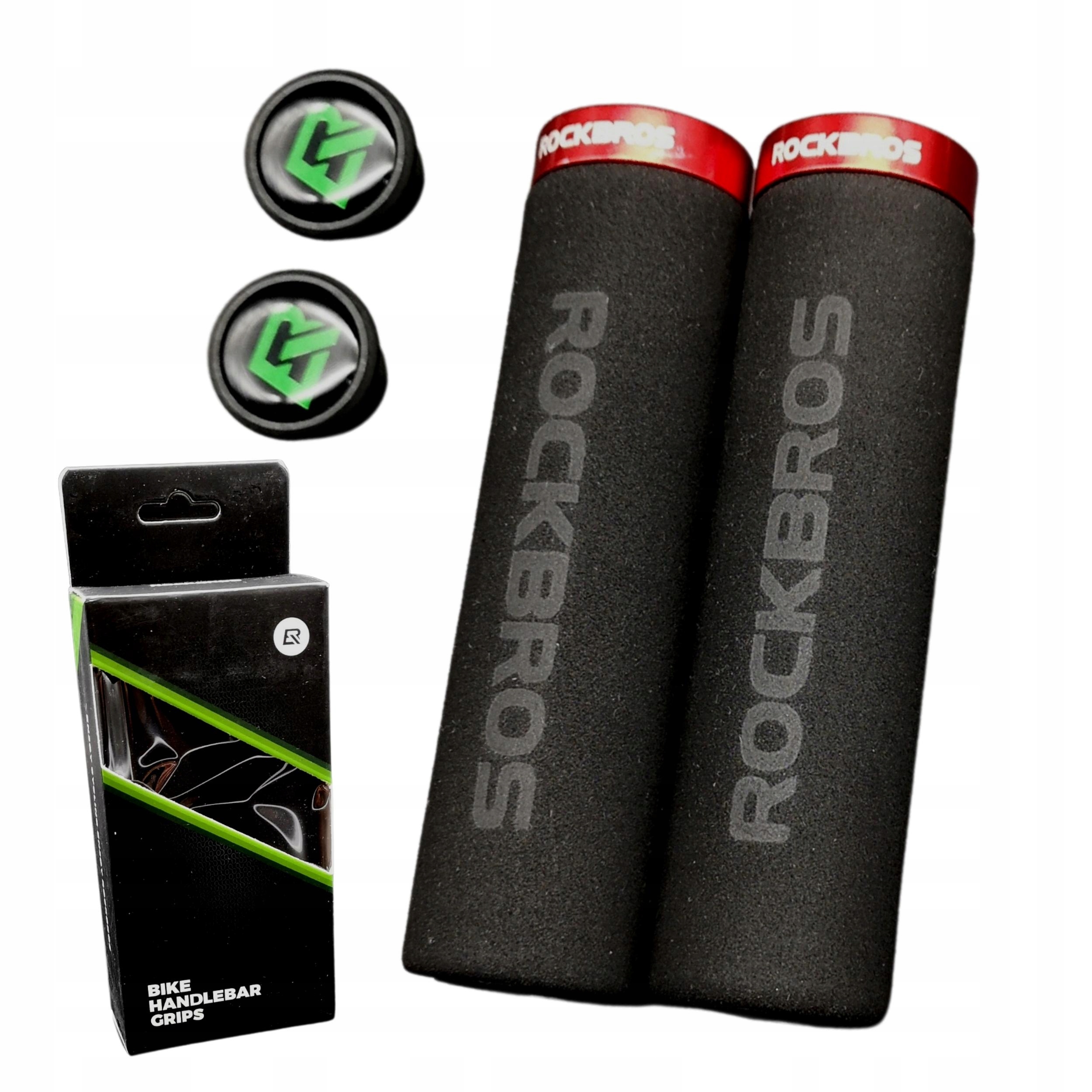 Rączki Rowerowe Gripy na Rower Miękkie Chwyty do Kierownicy ROCKBROS ...