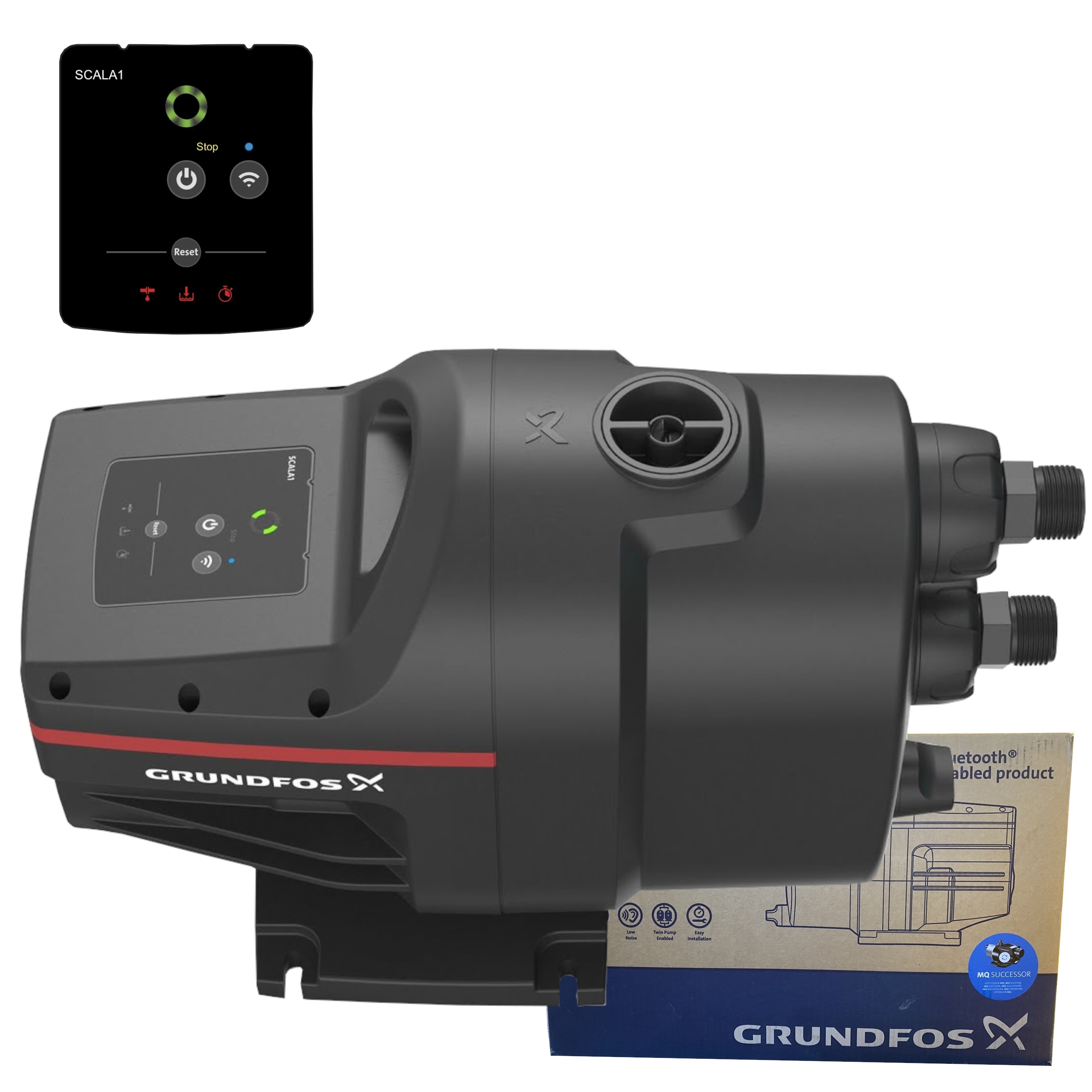 POMPA DO WODY HYDROFOROWA GRUNDFOS BLUETOOTH 1200W HYDROFOR 5330 L/H SCALA (5713830592410 ...
