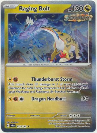 Raging Bolt - 111/142 - Holo Rare Pokemon - Stan: Nowy - Sklepy, Opinie ...