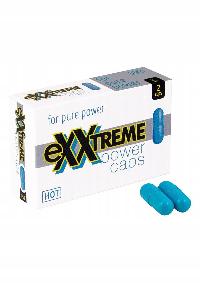 Tabletki na potencję Hot Exxtreme Power Caps 2szt. • Cena, Opinie - Allegro