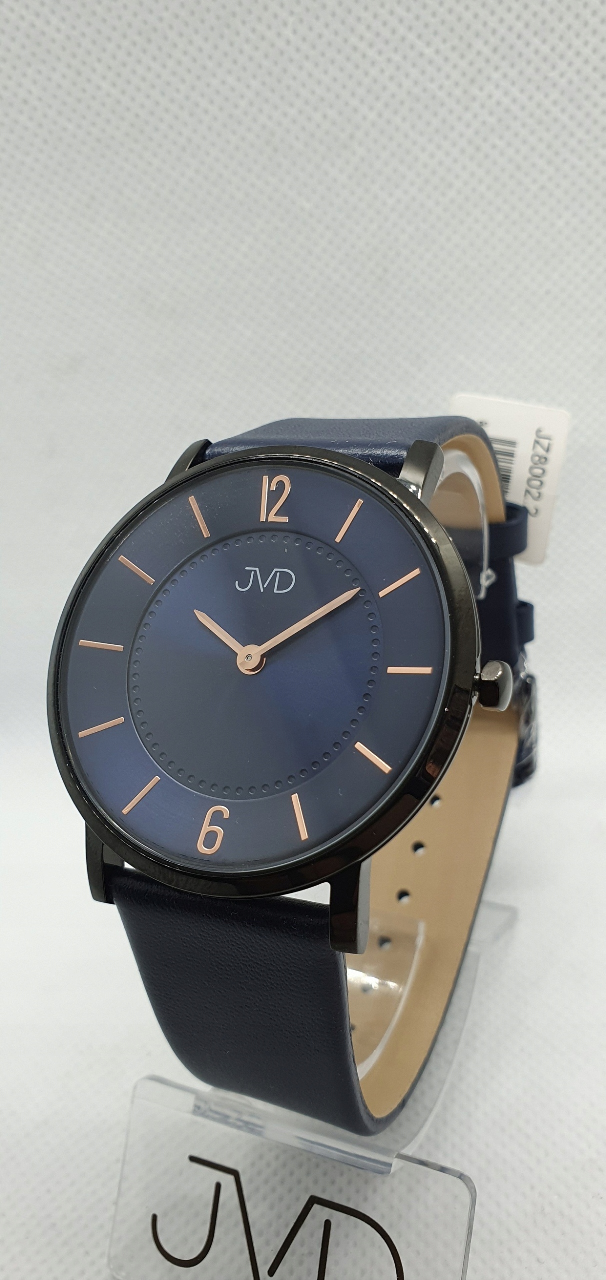 Zegarek JVD JZ8002.2 granatowy klasyczny elegancki (8592818164866 ...