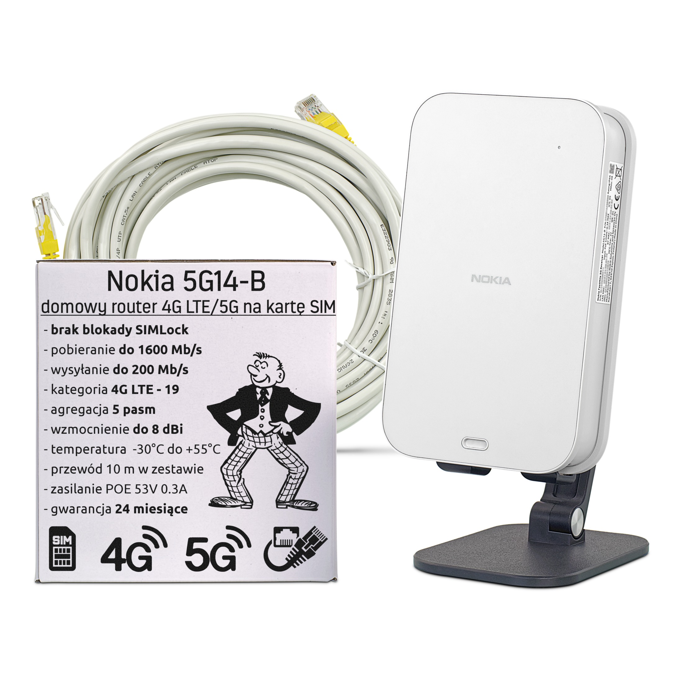 Router Modem Nokia 5G 4G ODU-IDU 2,12 Gbps - Sklep, Opinie, Cena w Allegro