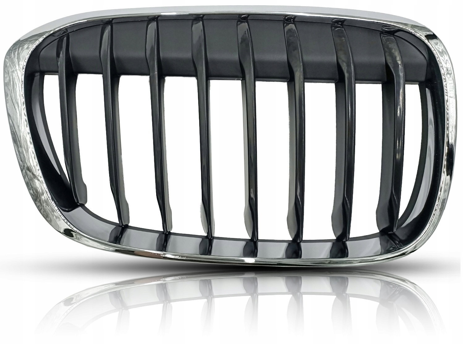 ATRAPA CHŁODNICY NERKA PRAWA CHROM BMW X1 F48 GRILL KRATKA OZDOBNA RH ...