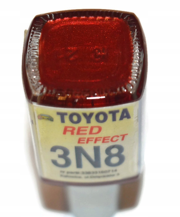 Zaprawka do rys 10ml TOYOTA 3N8 RED EFFECT 5906379507681 za 17.99PLN z BRZOZA - Allegro ...