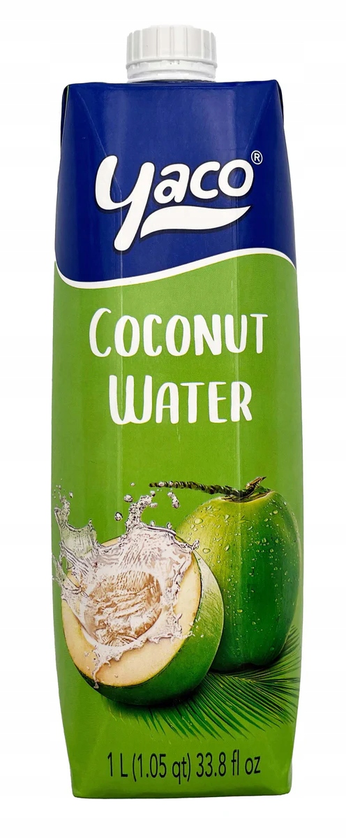 Kokosová voda Coconut Water Yaco 1 l za 86.00CZK - Allegro