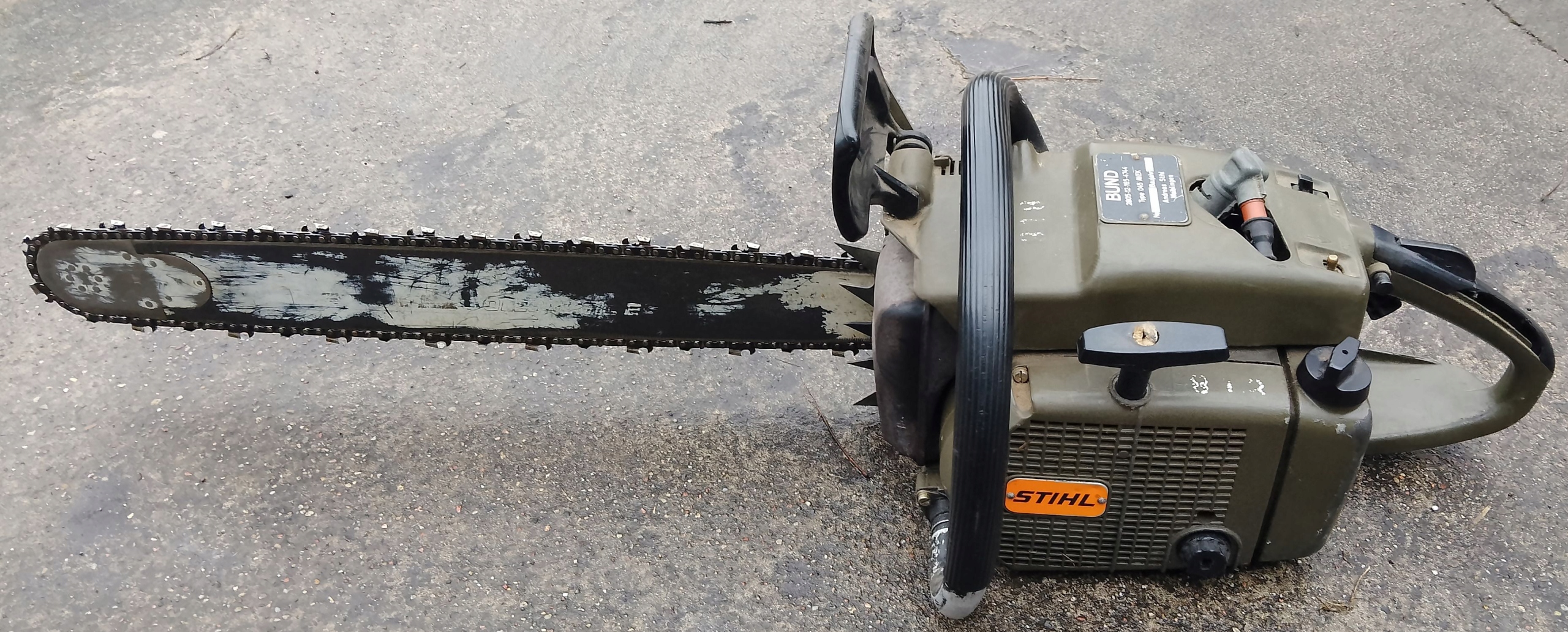 Piła Spalinowa Stihl 045 sprawna moc 5,5 km prowadnica 63 cm nowy ...